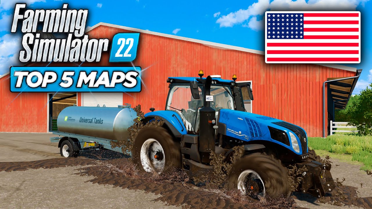 Top 5 AMERICAN Maps, You MUST Try In Farming Simulator 22! - YouTube