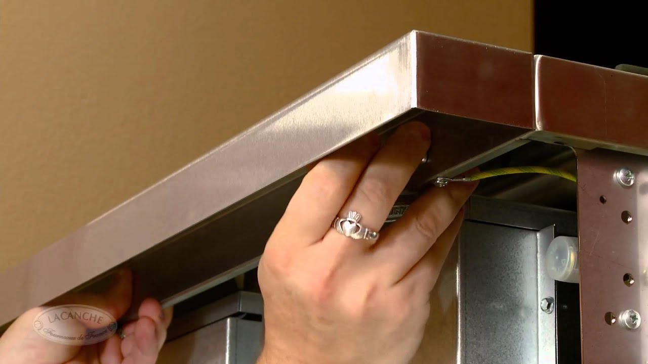Installing the Island Spacer on a Lacanche Range - YouTube