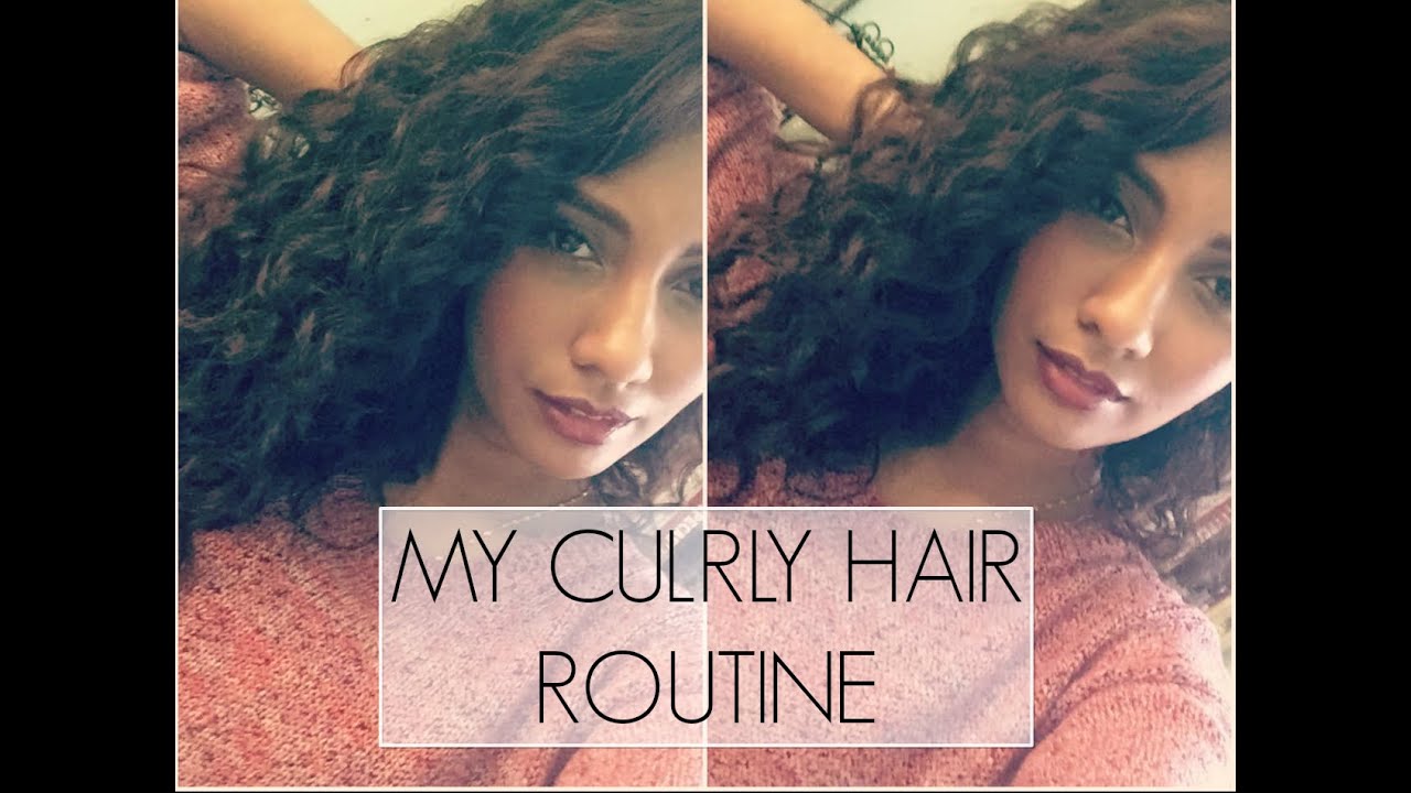 My Curly Hair Routine - YouTube
