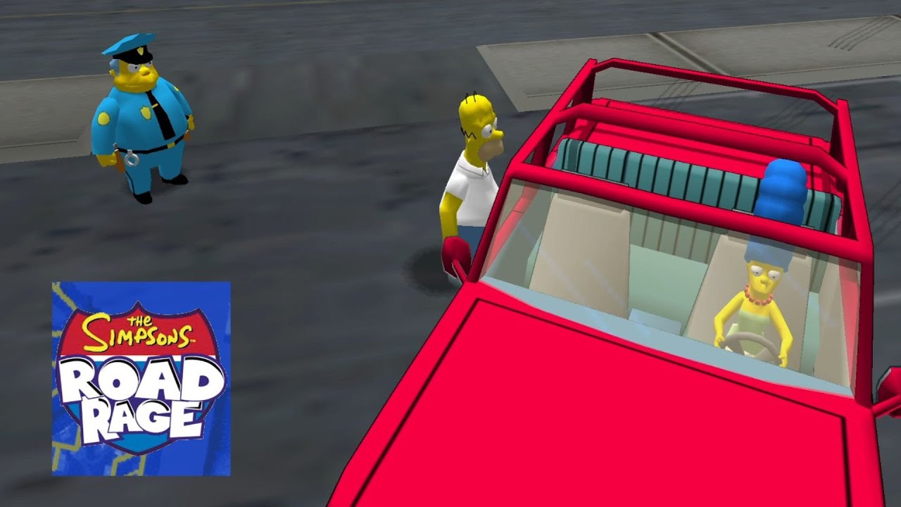 The Simpsons: Road Rage (GCN) All Locations Full Gameplay Walkthrough ...