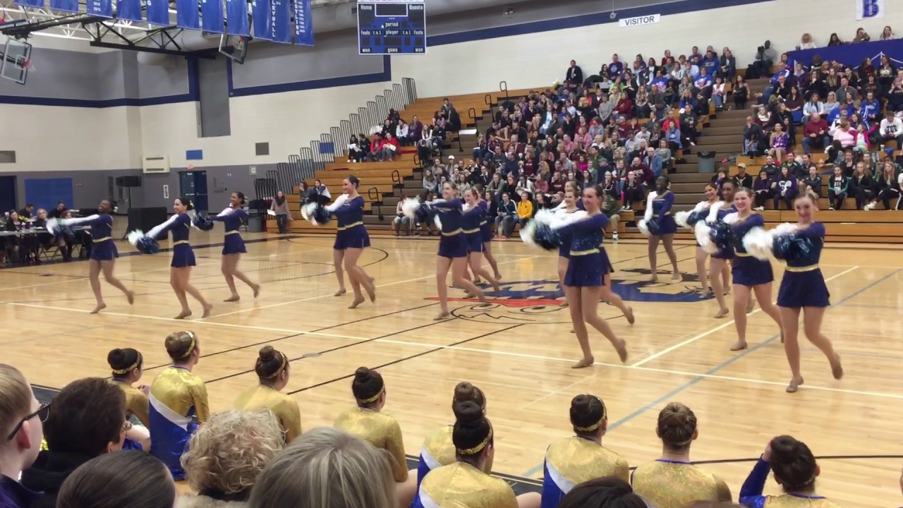 Pius XI Poms Pom routine WACPC-3rd place - YouTube
