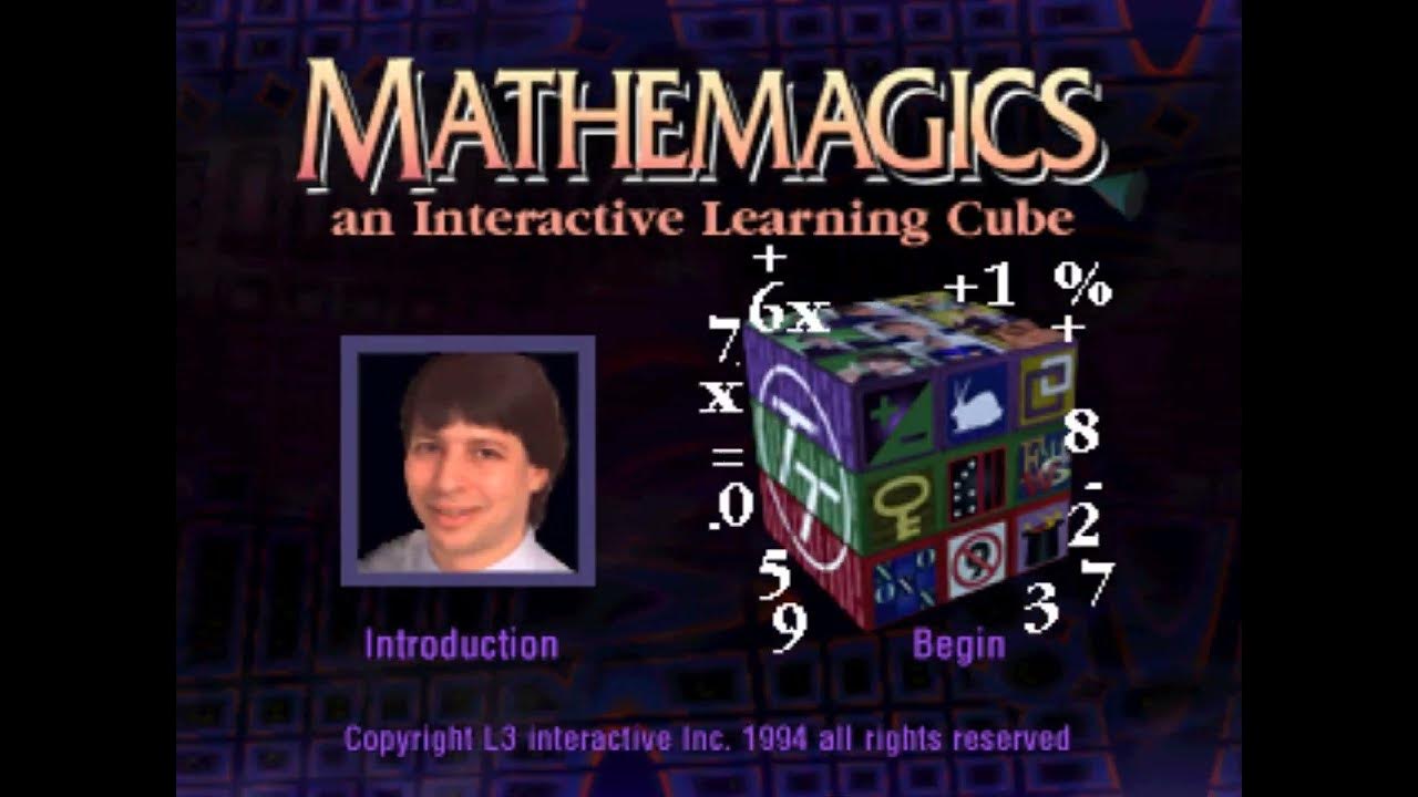 Mathemagics An Interactive Learning Cube - 3DO Game Play - YouTube