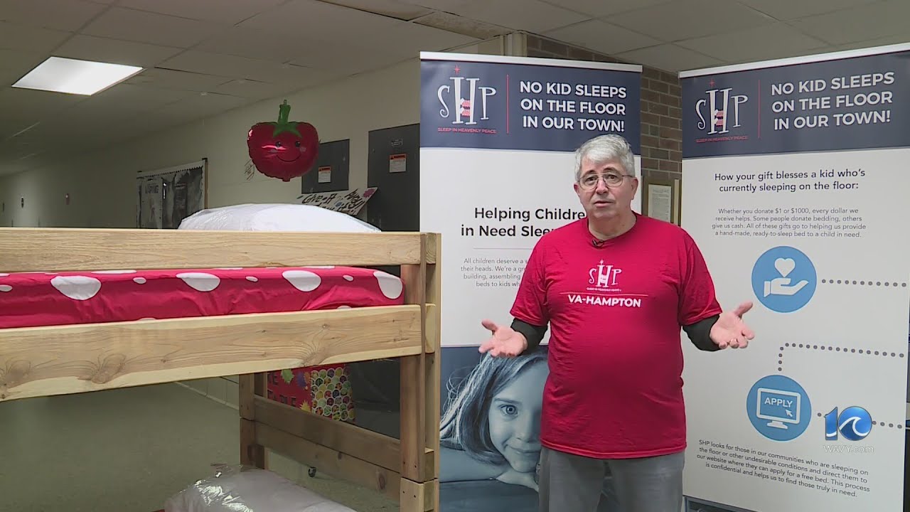 Peninsula org. delivers free beds, needs Southside chapter - YouTube