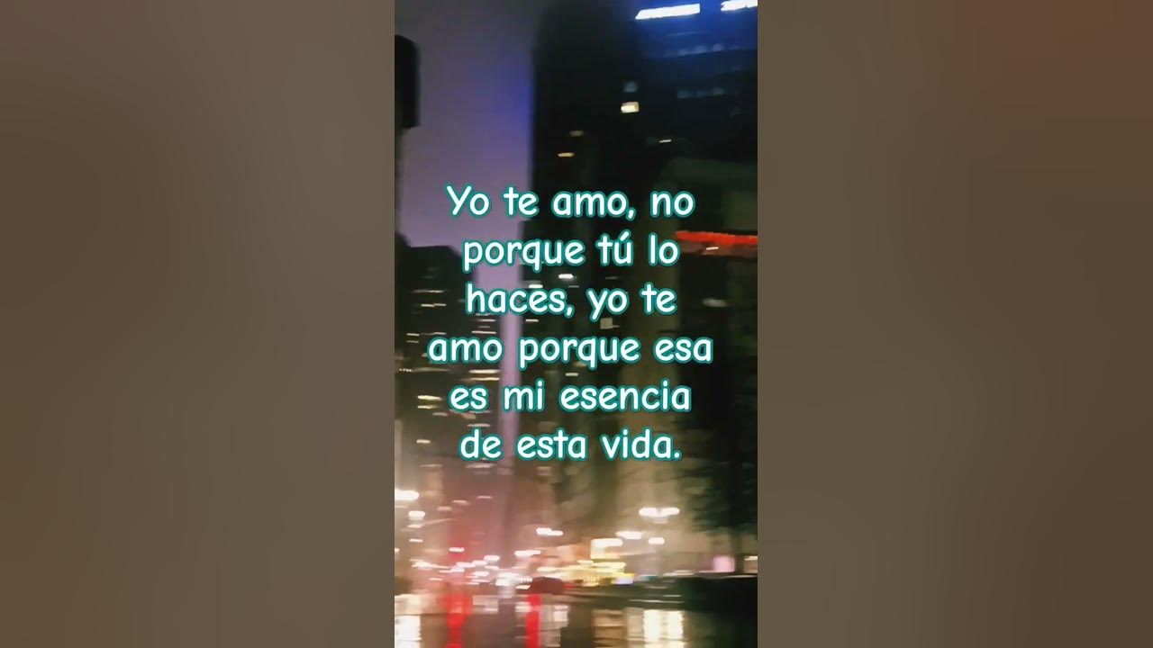 Yo Te Amo Amor Parati Love Reelsvideo Reelsfb Reelsviral Romanticphrase Reflexiones