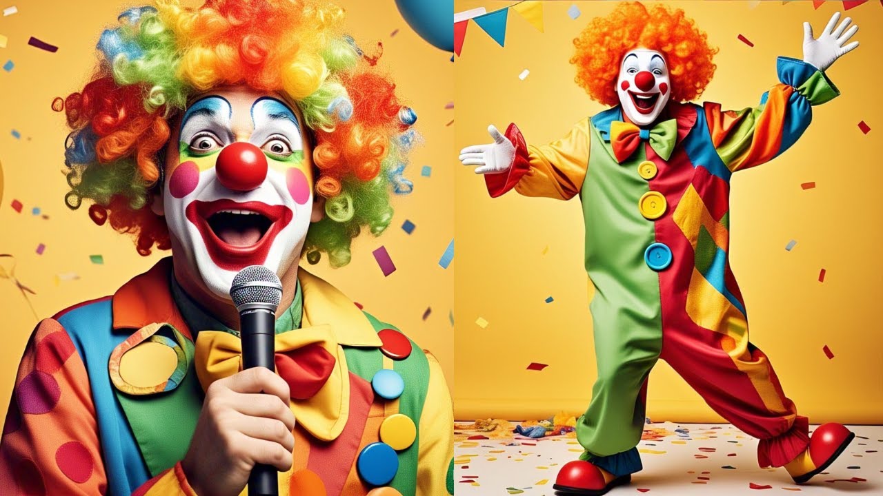 The Funny Clown Song for Kids | Circus Fun Song & Dance | Happy Clown ...