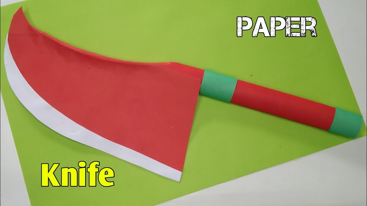 Origami Weapon || How to make Paper Knife ||Paper things. - YouTube