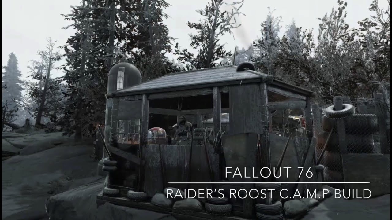 Fallout 76 Camp Build: Raider’s Roost - YouTube