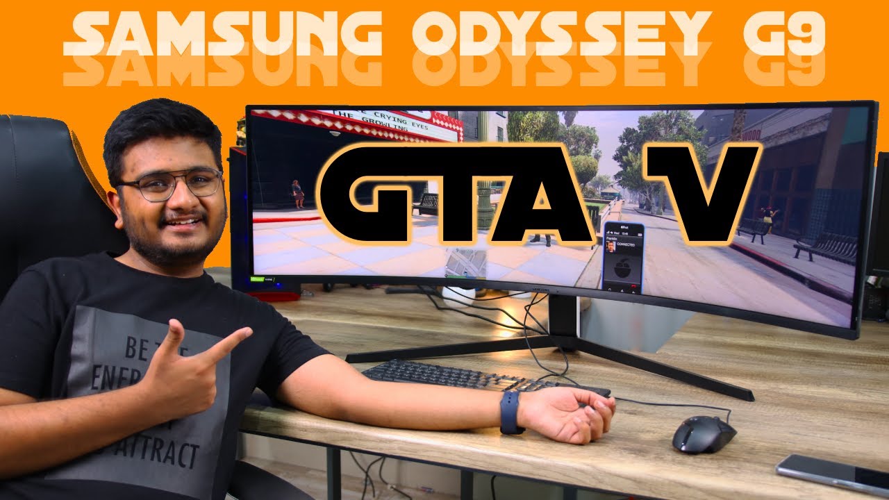 GTA V On A Curved 49 Inch Monitor | Samsung Odyssey G9 - YouTube