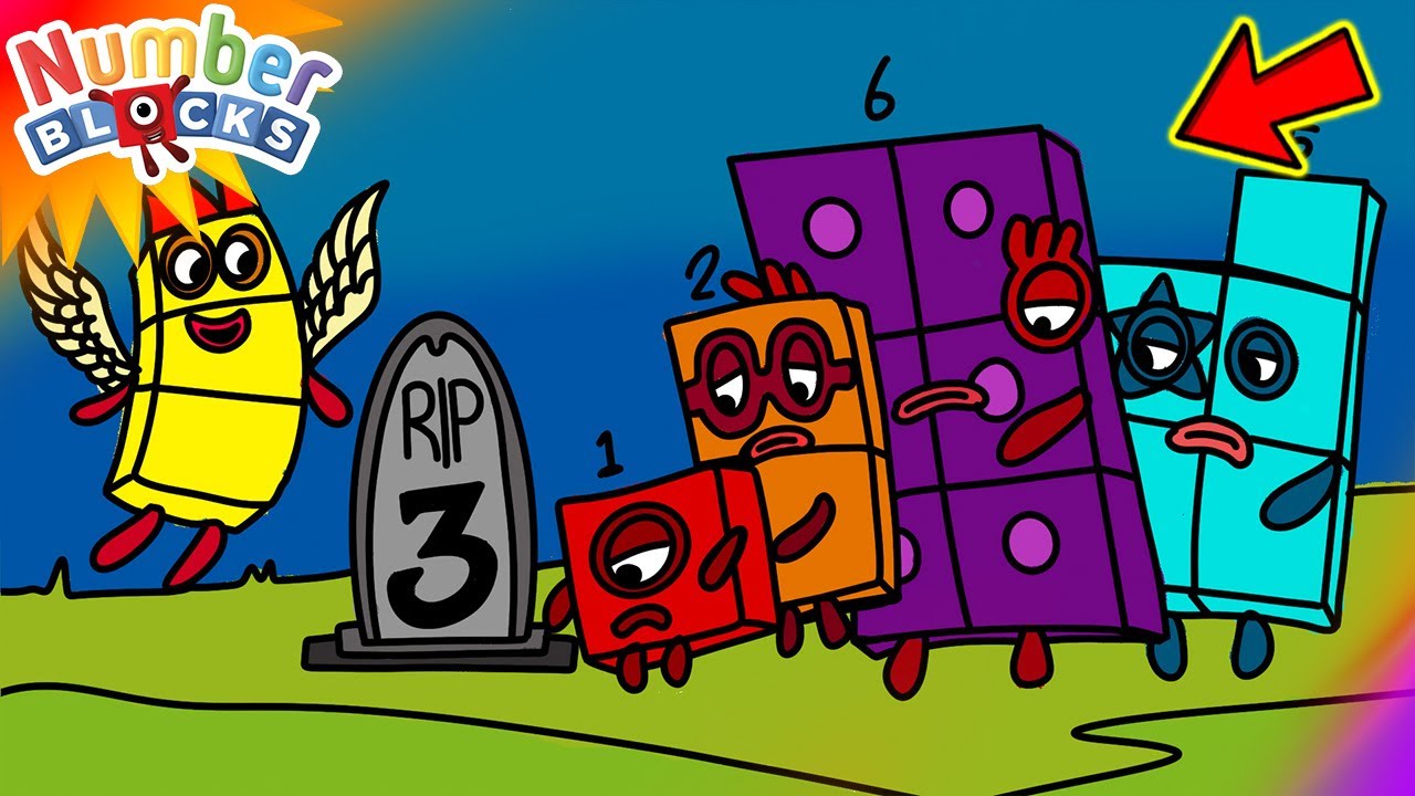 Numberblocks Cartoon Fanmade Coloring Story Sadness and Prayer ...