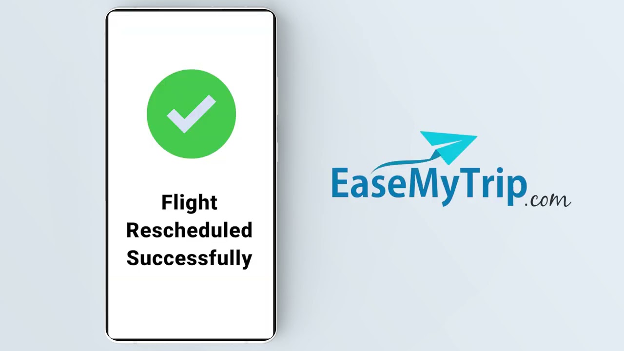 EaseMyTrip Flight Rescheduling Process through mobile app - YouTube