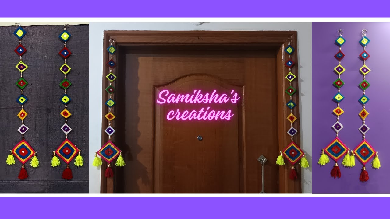 How to make side toran#साइड तोरण कैसे बनाये# - YouTube