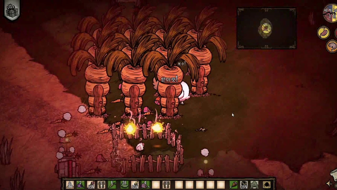 don't starve webber bunnyman farming 3 ways - YouTube