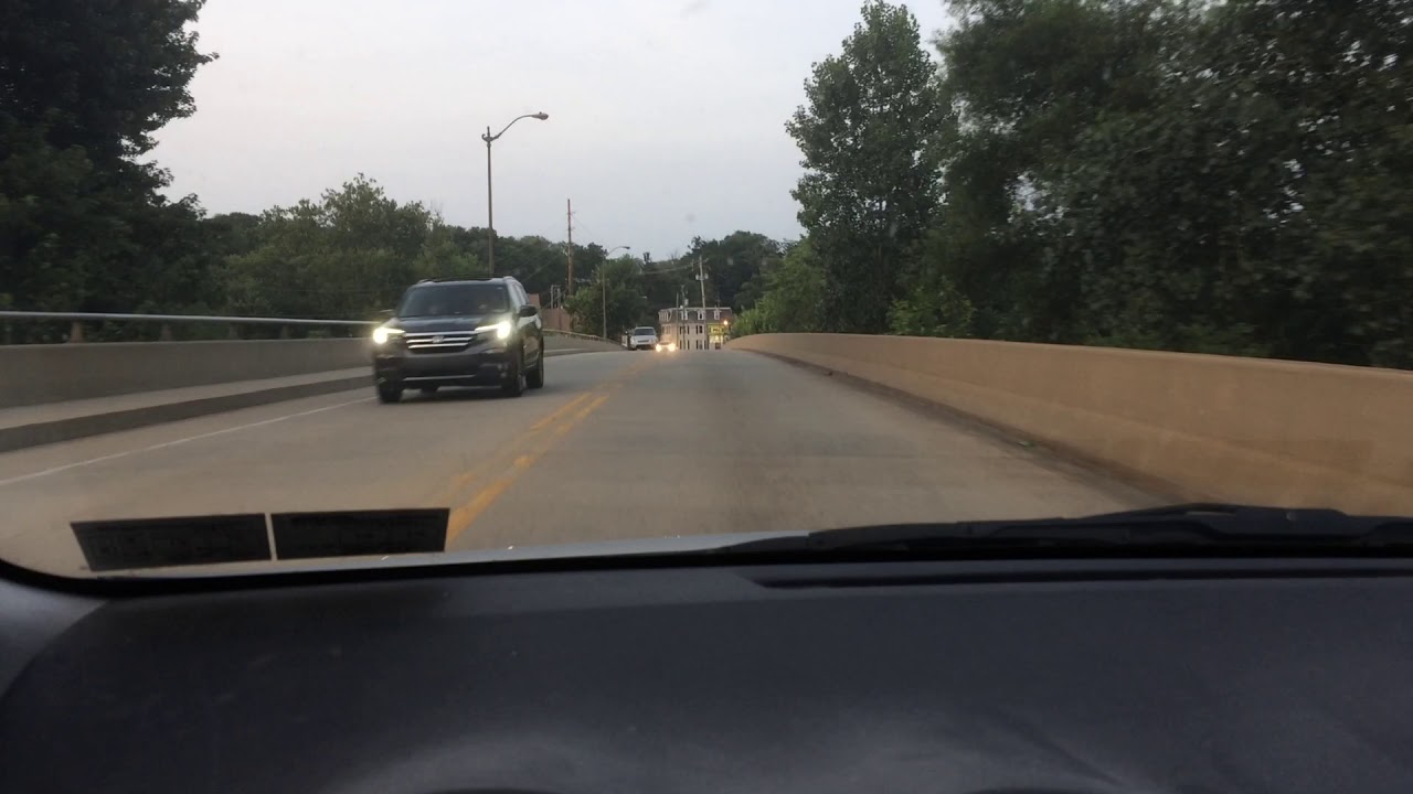 Crossing Mont Clare Bridge - YouTube