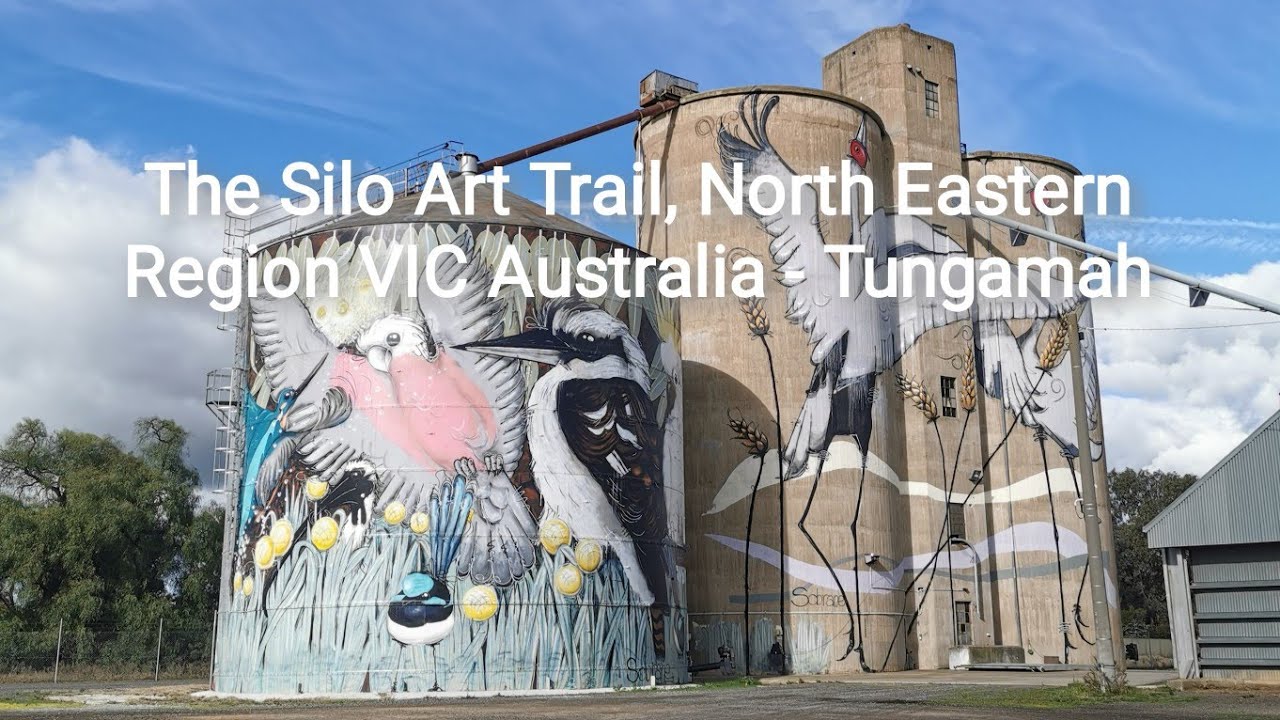 The Silo Art Trail, North Eastern Region VIC Australia - Tungamah - YouTube