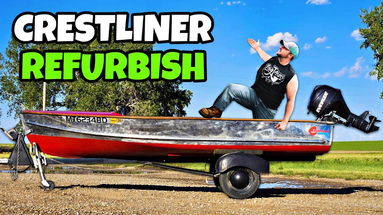 Refurbishing My Grandfathers's VINTAGE Crestliner! - YouTube