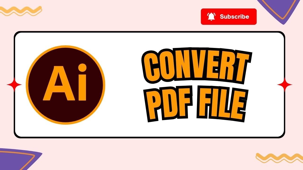How to Convert PDF to Adobe Illustrator - YouTube