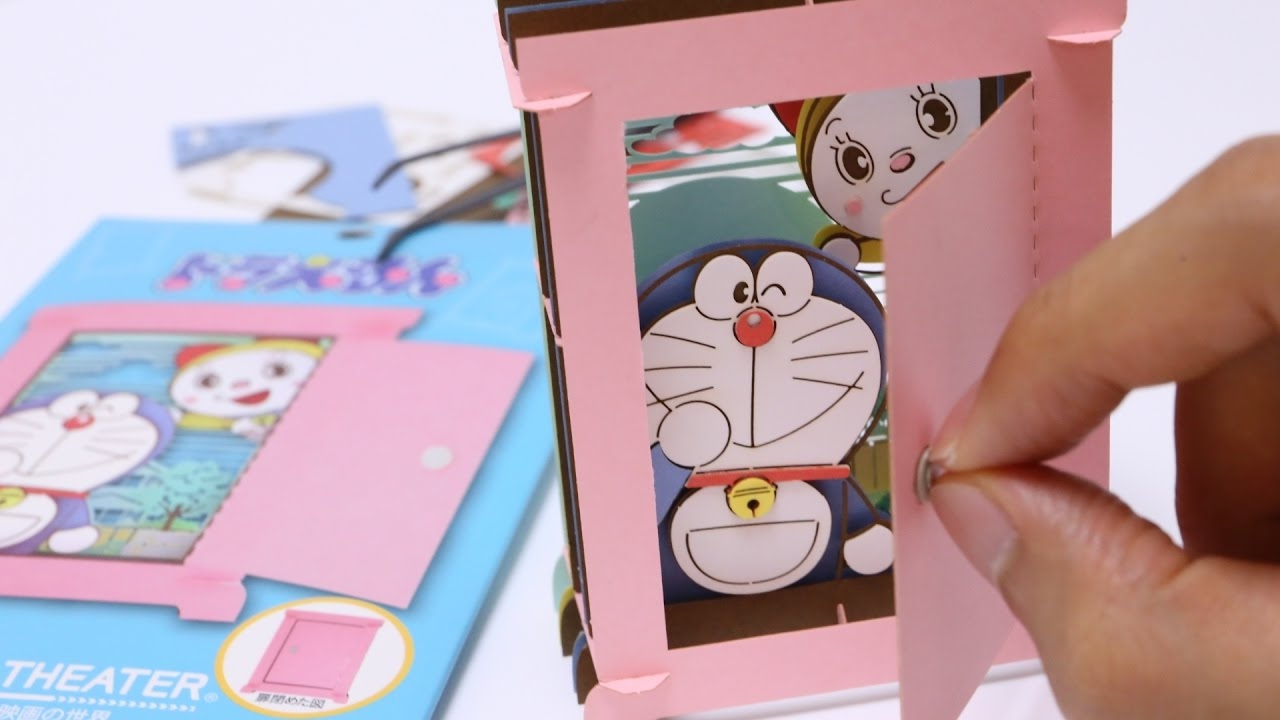 Doraemon Anywhere Door DIY Paper Craft - YouTube