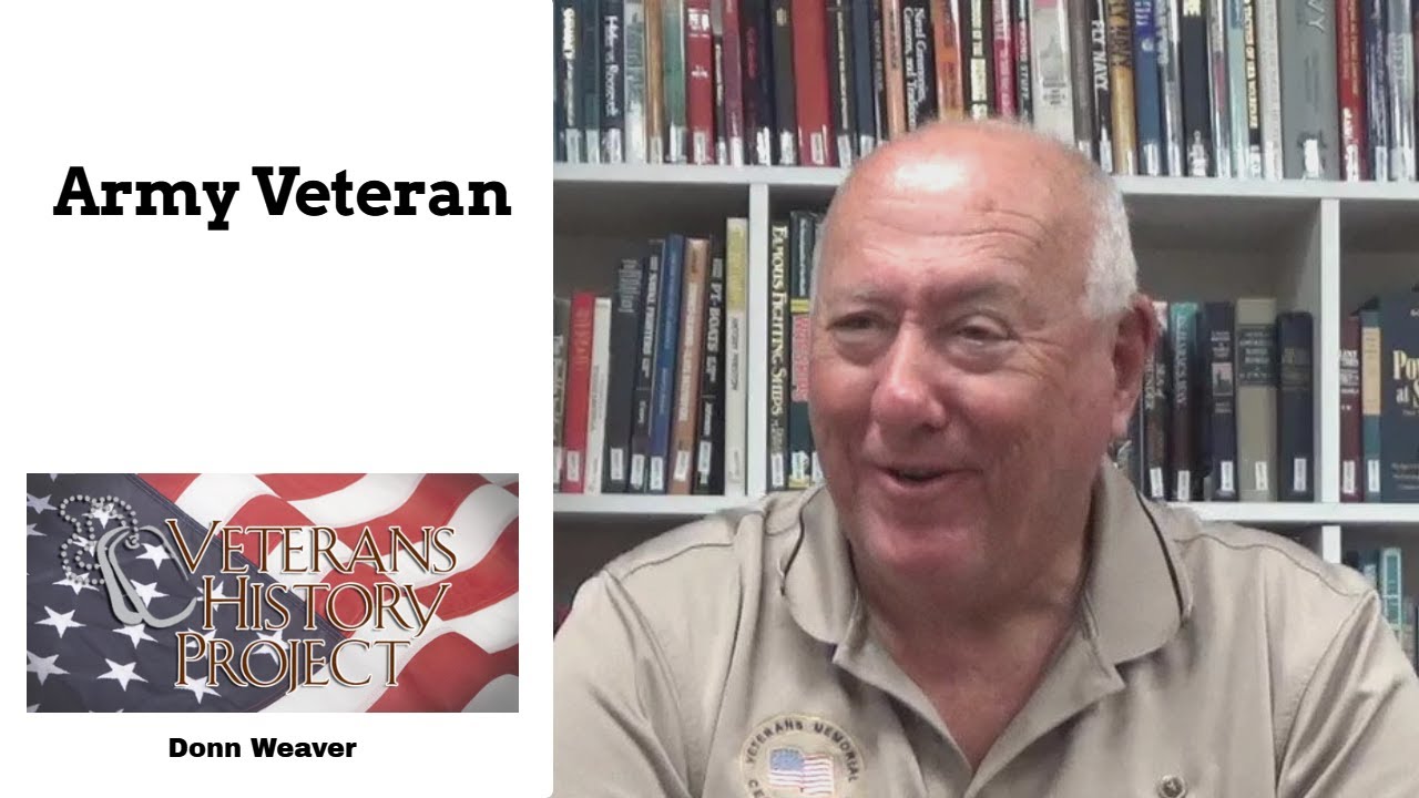 Donn Weaver #Veterans History Project #BrevardVeteransMemorialCenter# ...