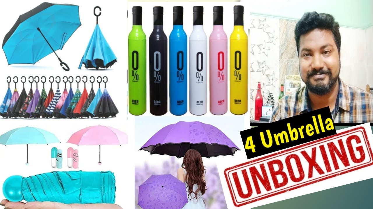 Unboxing Umbrella | 2020 Products for Home and Travel | Magic Inverted ...