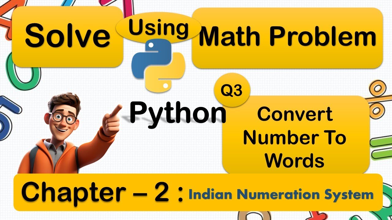 Python Program to Convert Number to Words | Using num2words Module - YouTube