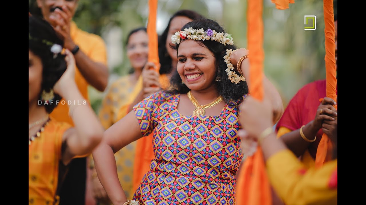 Kerala Haldi Ceremony | Haritha - YouTube