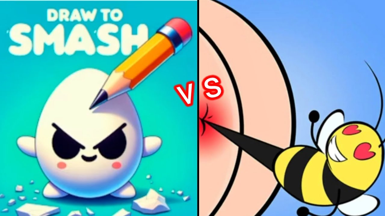 Draw to smash VS Help me tricky puzzle - YouTube