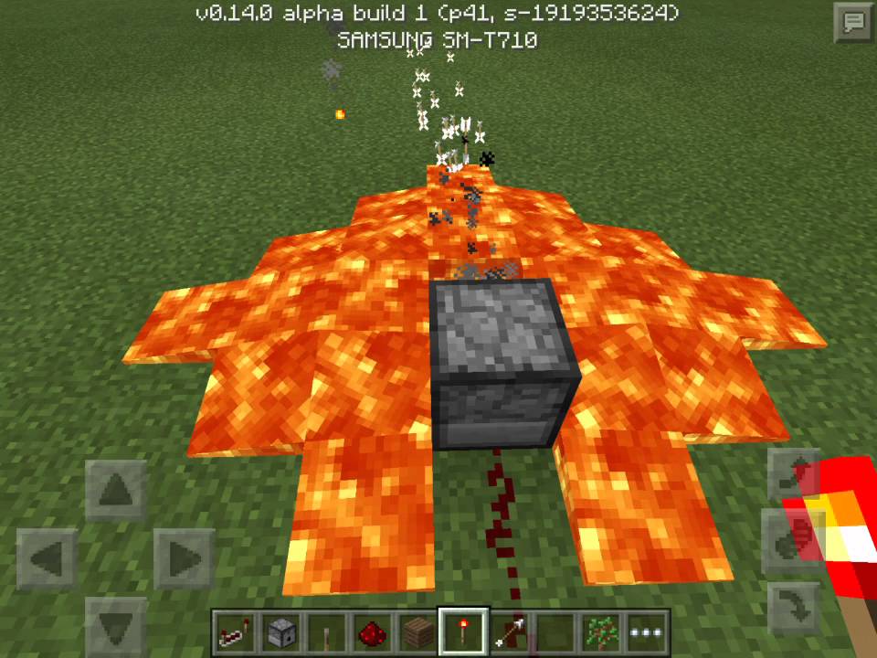 Minecraft PE: Rapid Fire Flaming Arrow Dispenser - YouTube