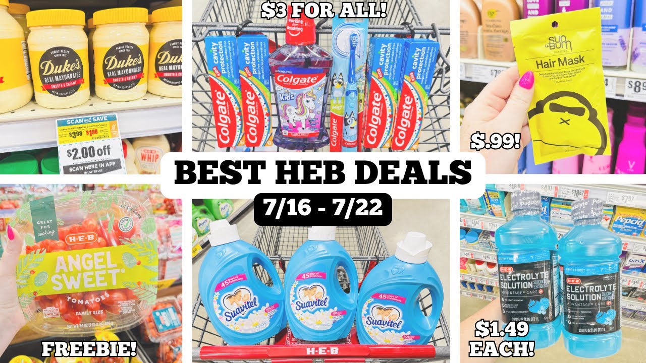 HEB COUPONING DEALS | CHEAP & EASY DEALS TO SAVE MONEY | HOT PERSONAL ...