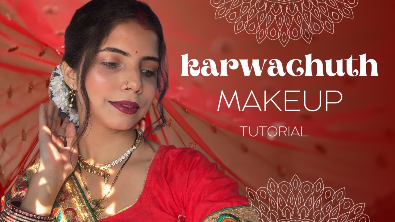 Festive Makeup Tutorial for Beginners || GRWM Makeup look || Full Face ...