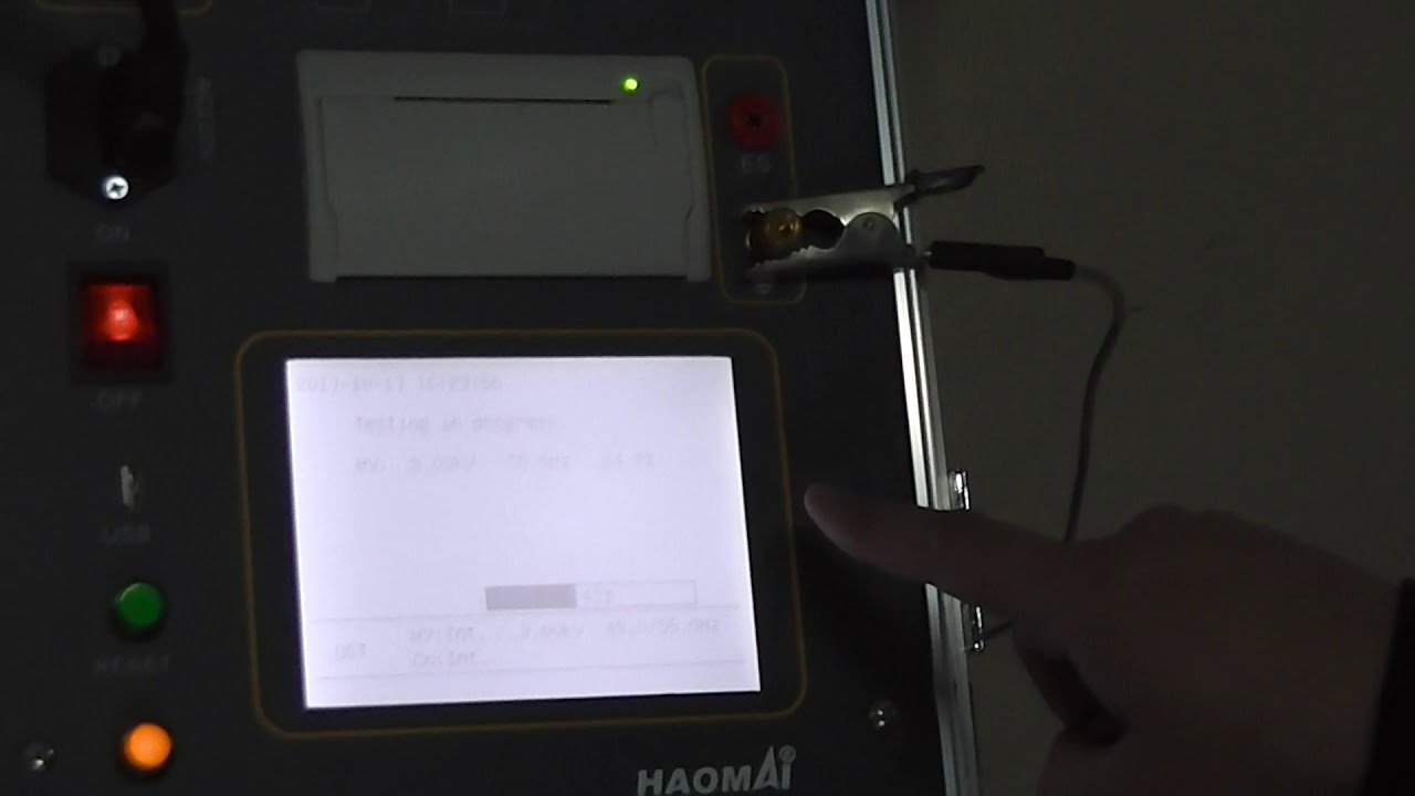 UST Test for 3 phase Transformer - YouTube