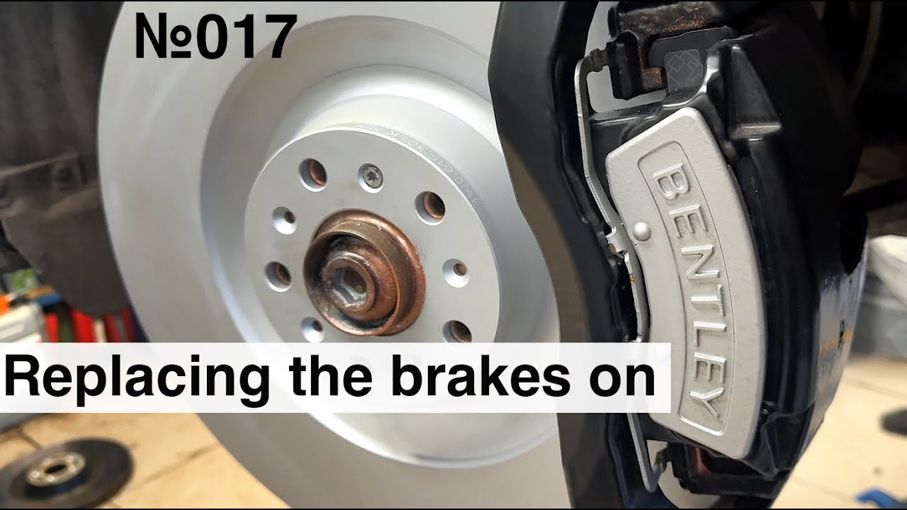 Replacing the brakes on a Bentley GT - YouTube