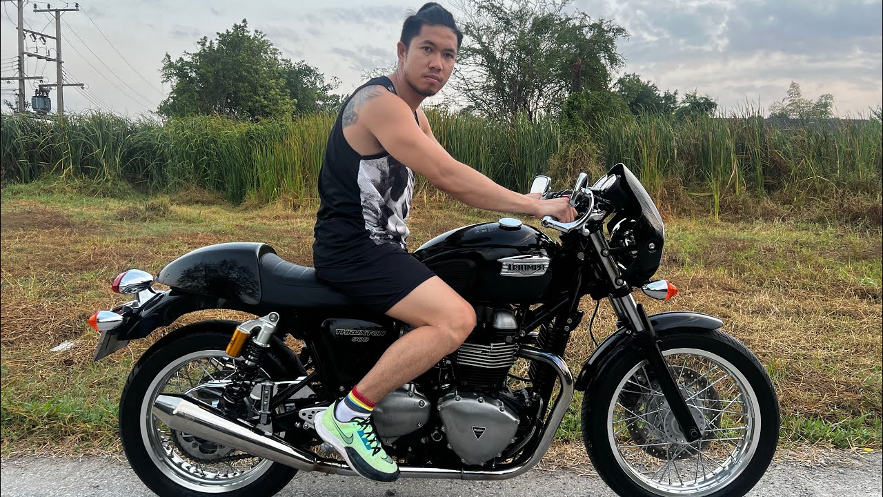 Triumph thruxton 900 ปี2015 Air-Cooled - YouTube