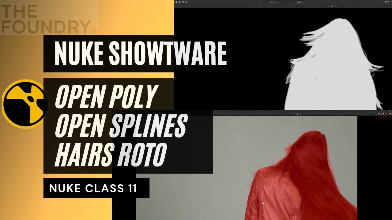 Nuke Hairs Roto | Open Poly | Nuke Roto Tutorial | Class 11 Hindi - YouTube
