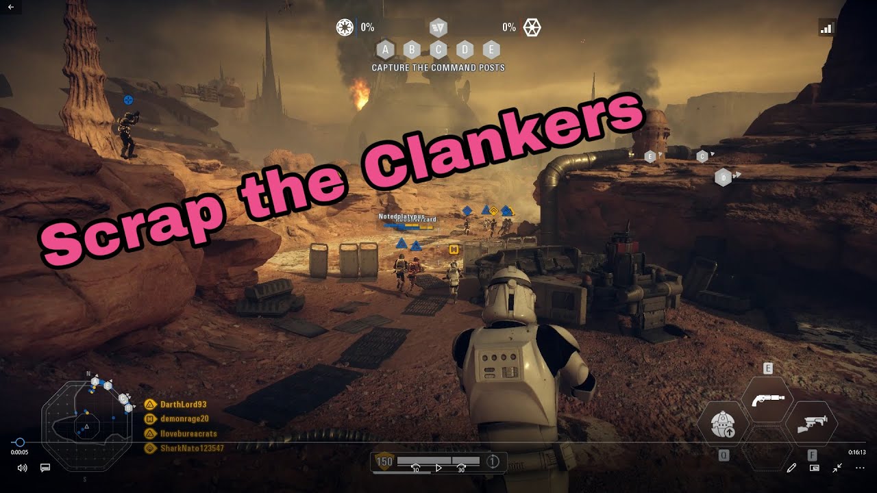 Star Wars Battlefront II - Capital Supremacy (scrap the Clankers) - YouTube
