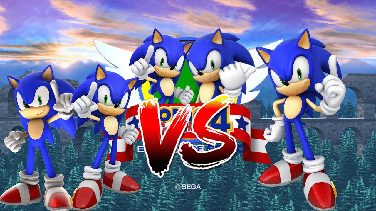 Sonic 4 Episode Sonic: Sonic and Sonic VS Sonic - YouTube