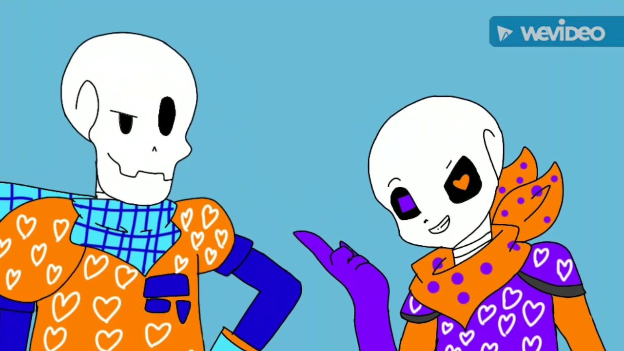 Shape tale sans and papyrus (OCS) fan arts - YouTube