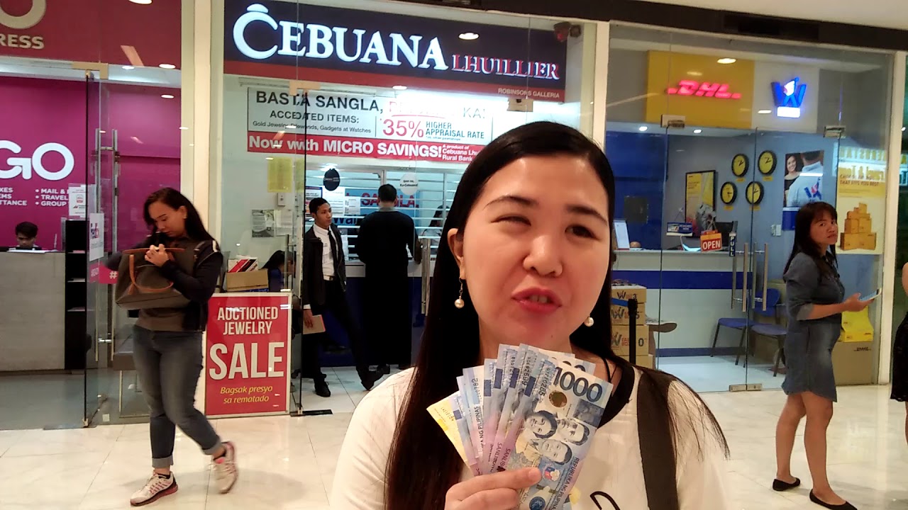 Claiming Money at Cebuana - YouTube