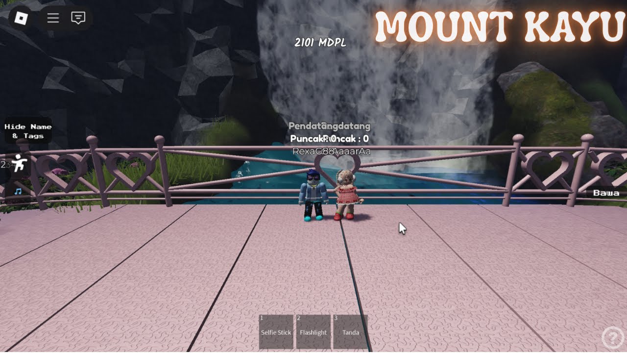 GUNUNG YANG COCOK JADI SWAFOTO!! - ROBLOX MOUNT KAYU - YouTube