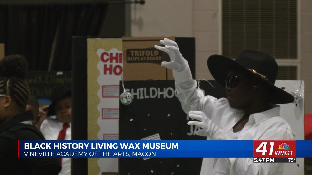 Vineville Academy of the Arts holds 3rd annual Black History Living Wax ...