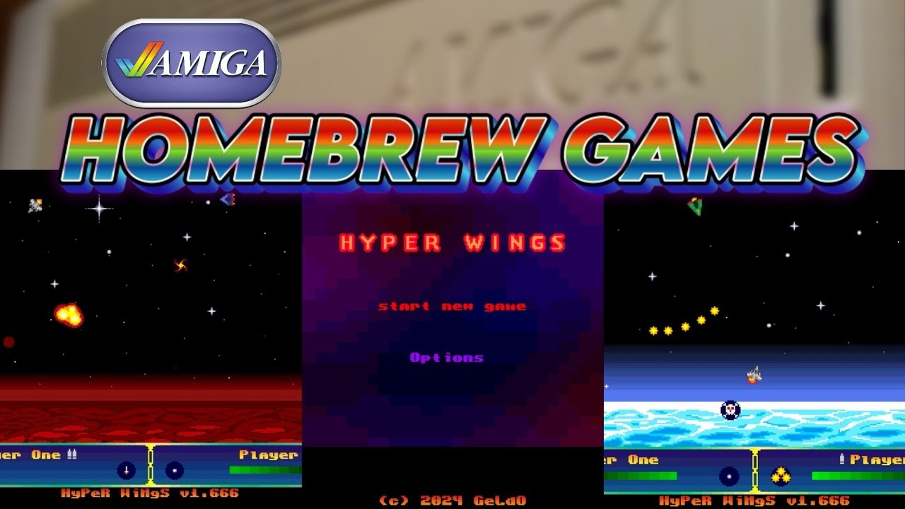 Hyper Wings - New Amiga game - YouTube