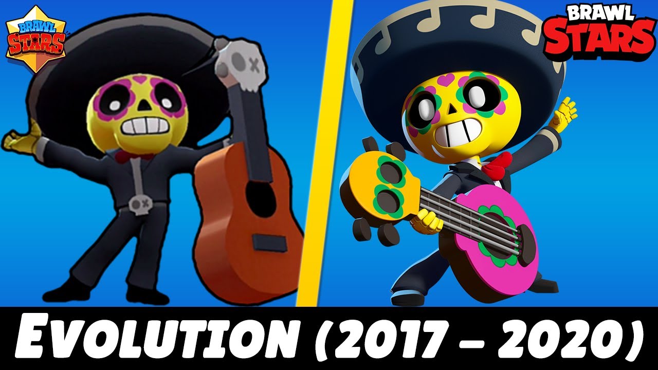 Brawlers Evolution | Brawl Stars (OLD Vs NEW) - YouTube