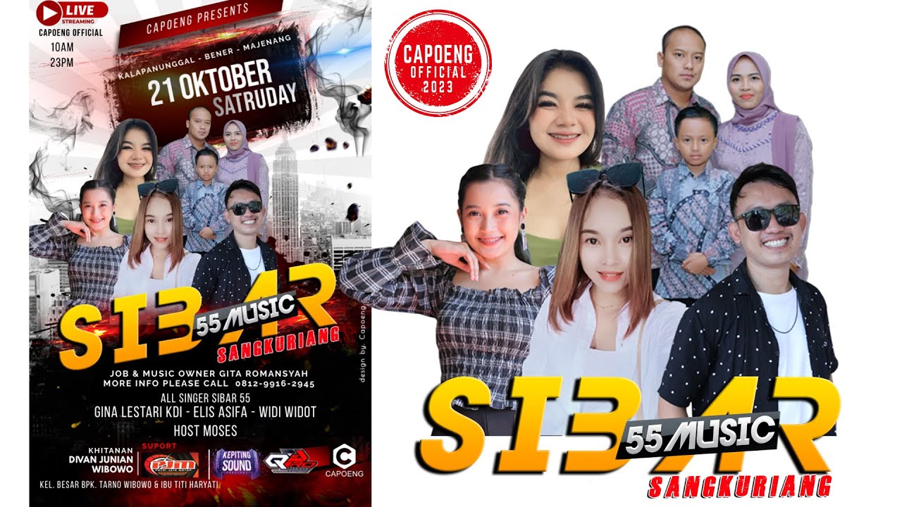 🔴 Live SIBAR 55 Music Sangkuriang | Khitan Divan Junian Wibowo | Bener ...