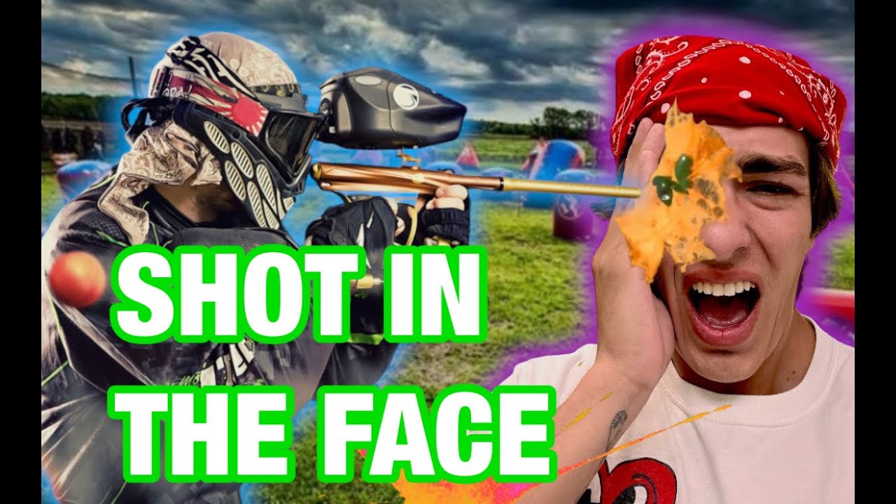 Paintball Gone Wrong (Camera Man Shot In The Face) - YouTube