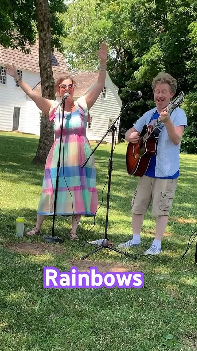 Rainbows Rainbows I Love to See Rainbows (live) #abc #kidsongs # ...