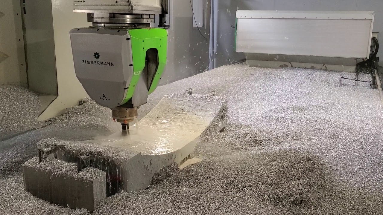 5 axis Zimmermann FZ30 SUPERTECH MACHINING - YouTube