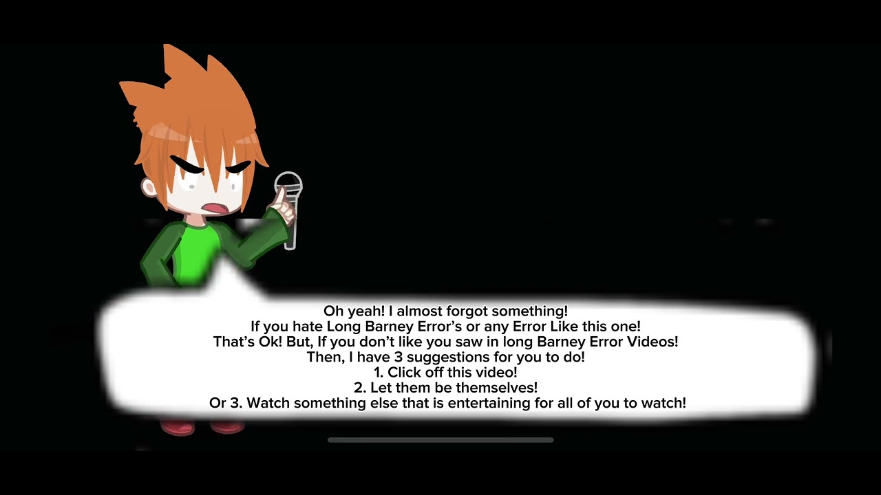 My New Warning Signs for Barney Error Videos (Ima Use it for If I make ...