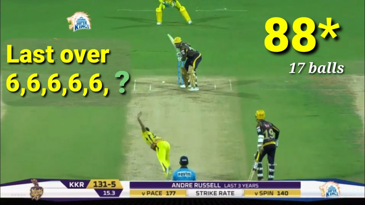 Andre Russell 88 in 36 balls CSK vs KKR Full Match highlights IPL 2018 ...