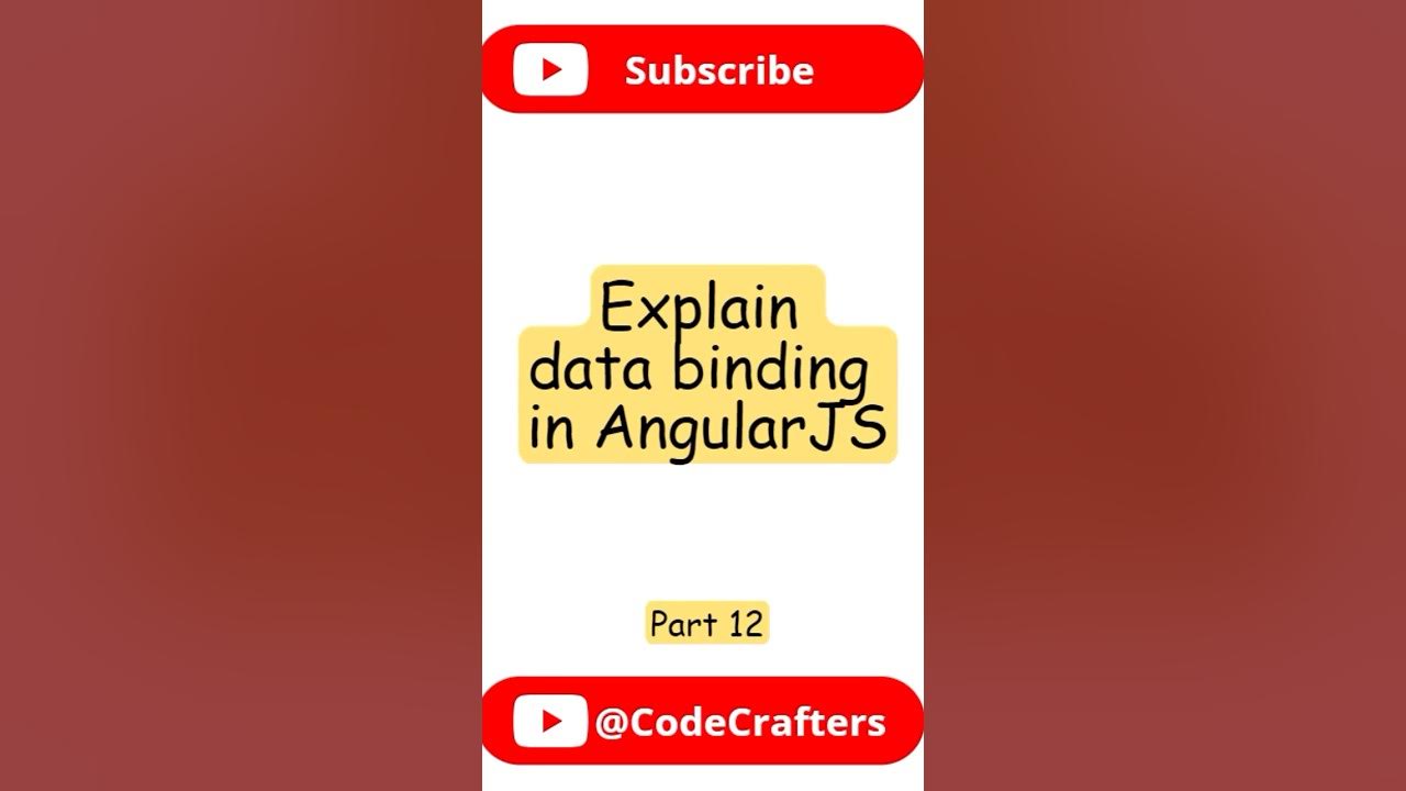Part 12 || Explain data binding in #angularjs ? || #Angular #angularinterviewquestions # ...