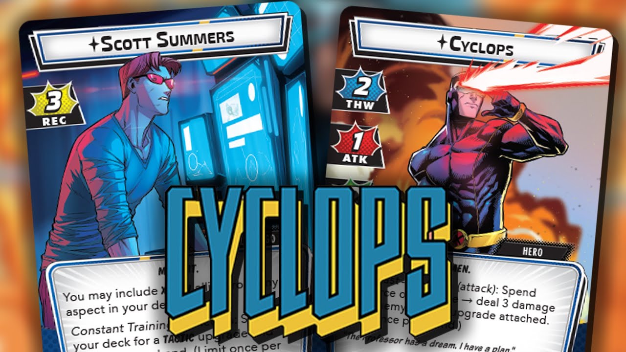 Cyclops Hero Pack PREVIEW || Marvel Champions - YouTube
