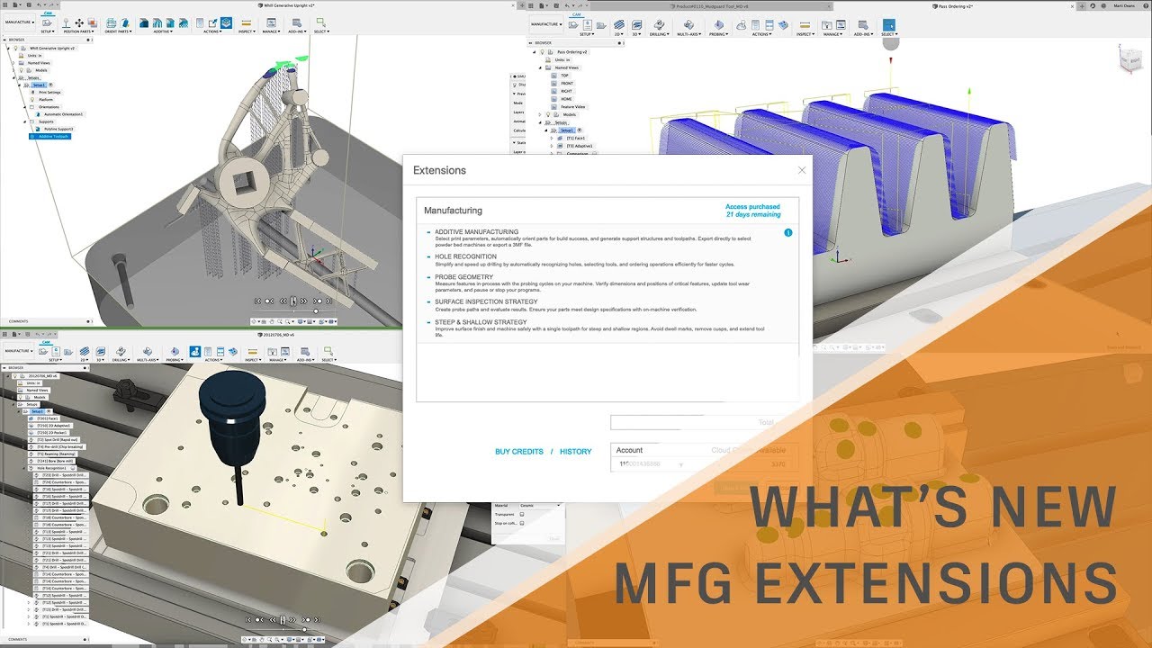 What's New - Advanced Manufacturing Extensions - YouTube